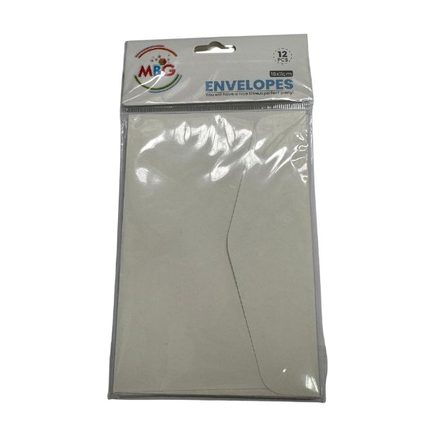 Envelope de Papel Off White 16x11cm - Pacote com 12 unidades nas Lojas ...